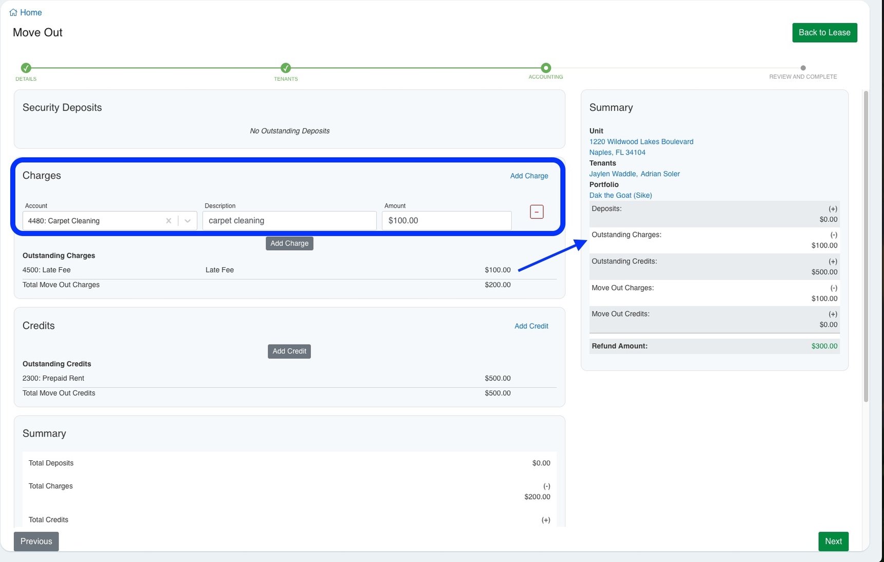 How to Move Out a Lease using the Move Out Flow