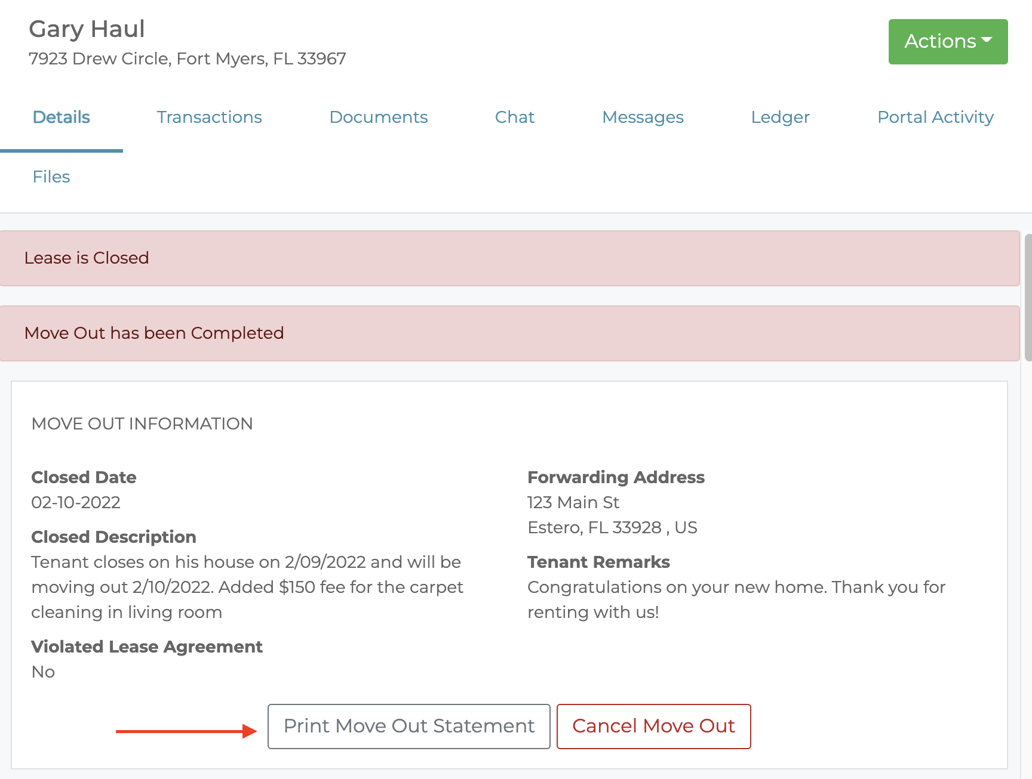 How To Close Out a Lease and Move Out All Tenants using the Move Out ...