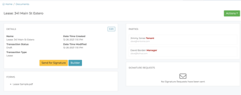 How to use the RentSign feature of Rentvine