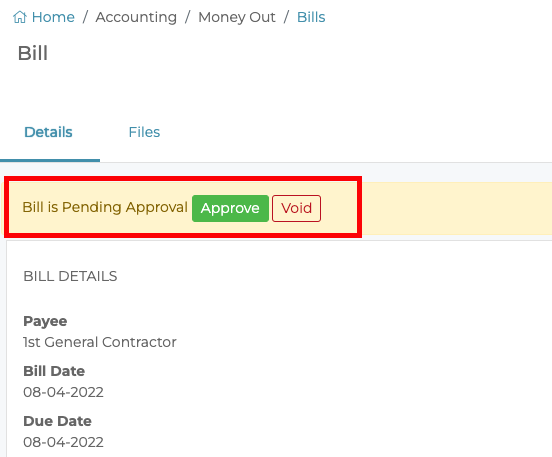 How to Enable Bill Approvals