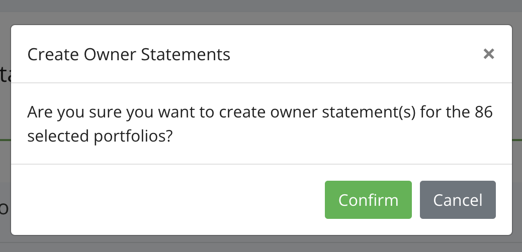 How to Create Owner Statements for Bulk Review or Publishing