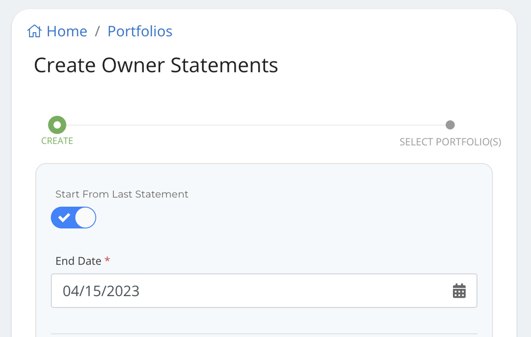 How to Create Owner Statements for Bulk Review or Publishing
