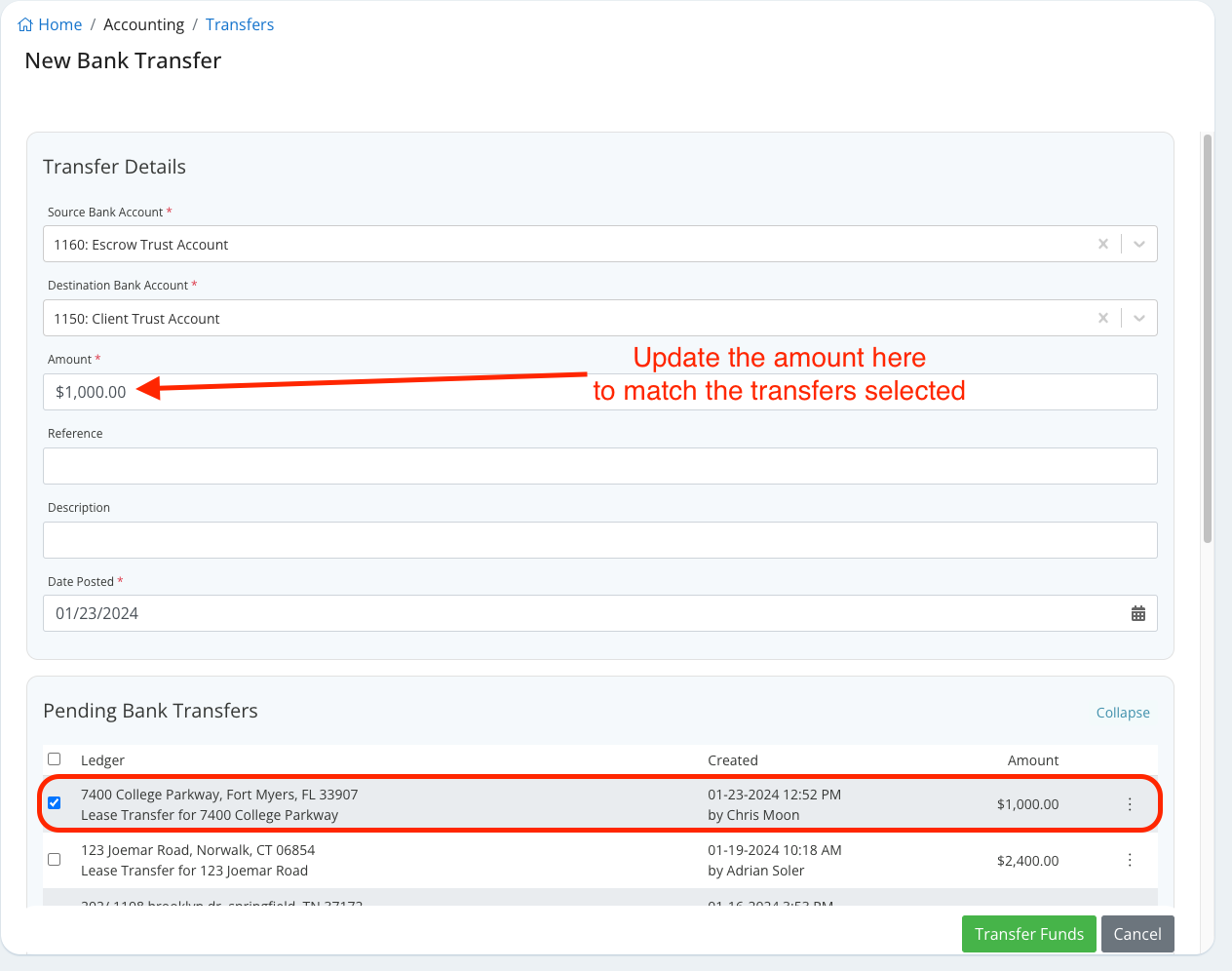 How to Complete a Pending Bank Transfer