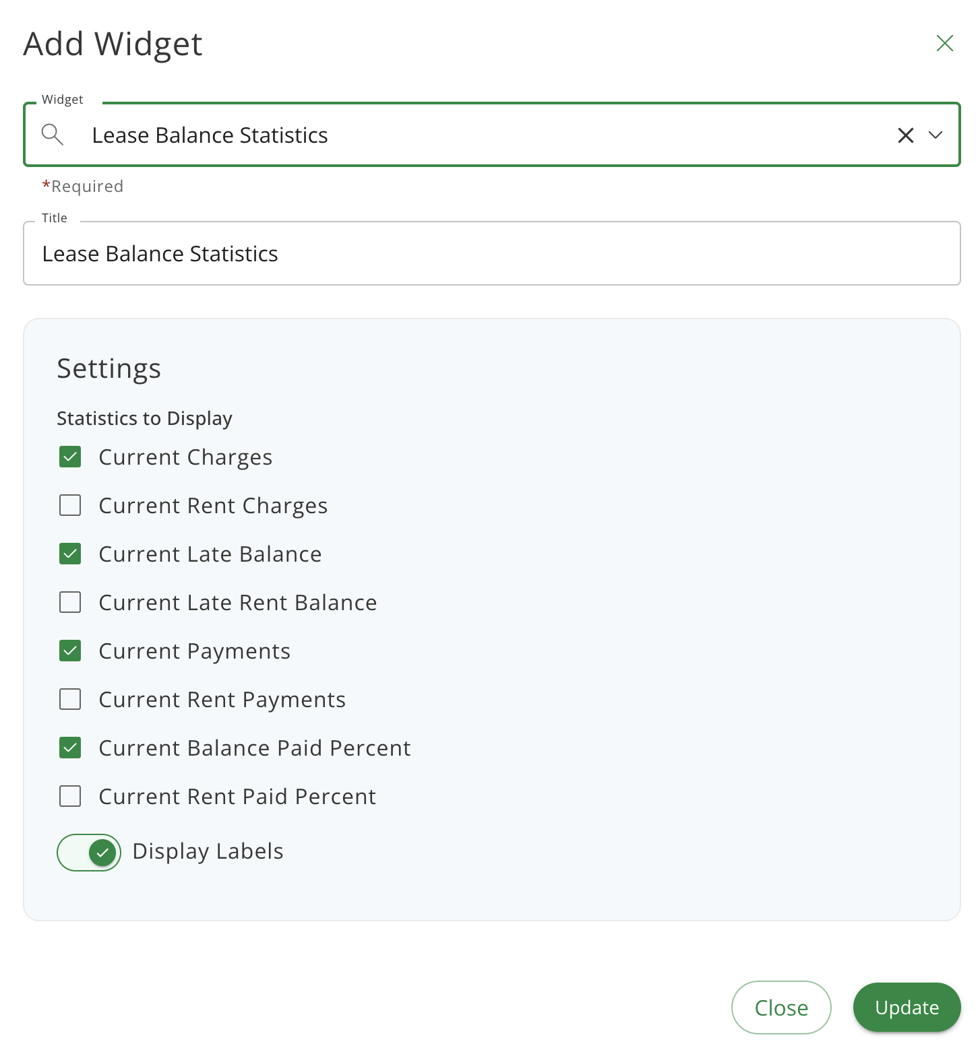Leases Dashboard
