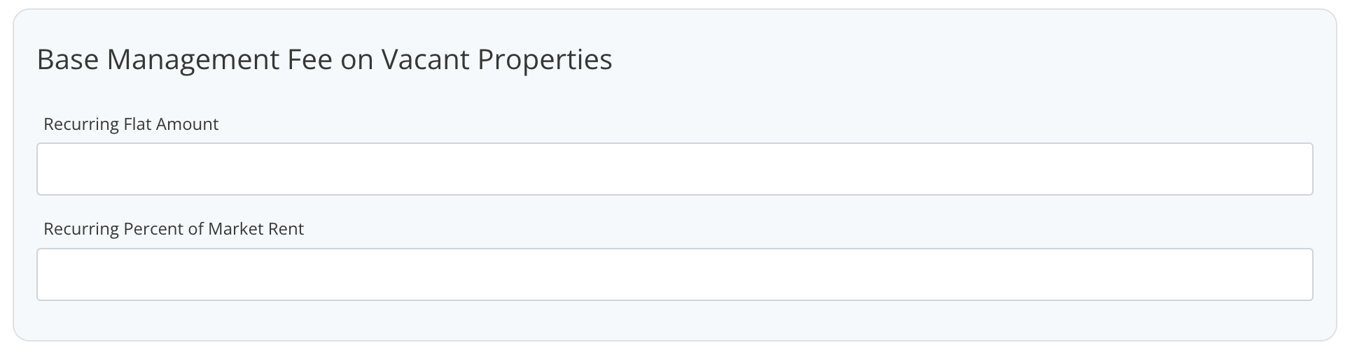 How to Setup Management Fees and Suppressed Fees