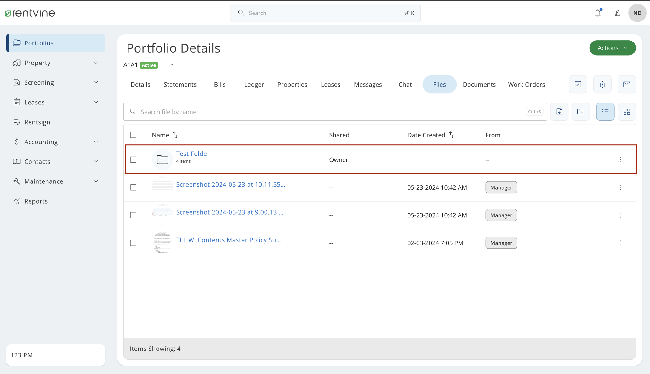 How to Create a Folder Within a Files Tab