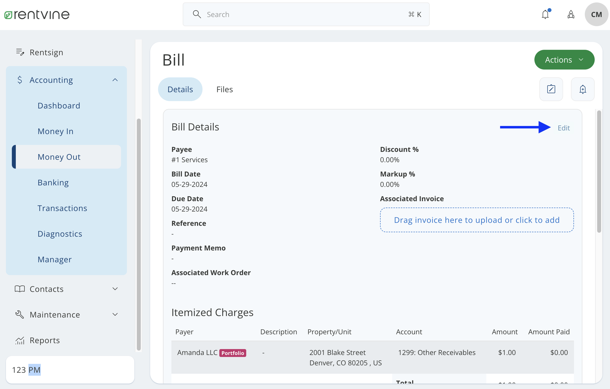 How to Add, Edit and Delete a Bill