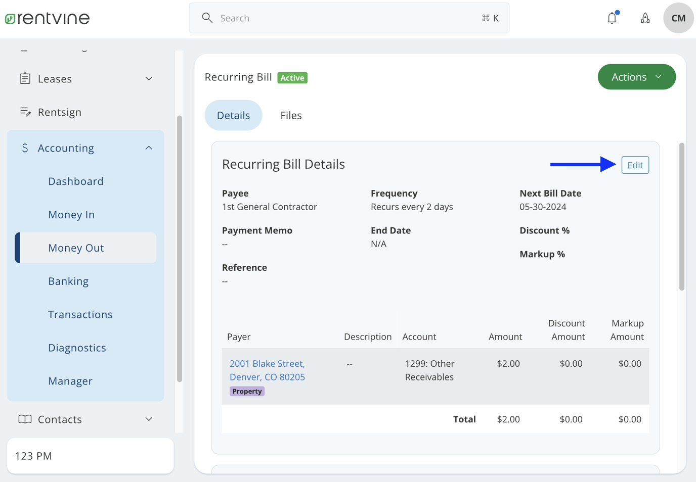 How to Add/Edit a Recurring Bill