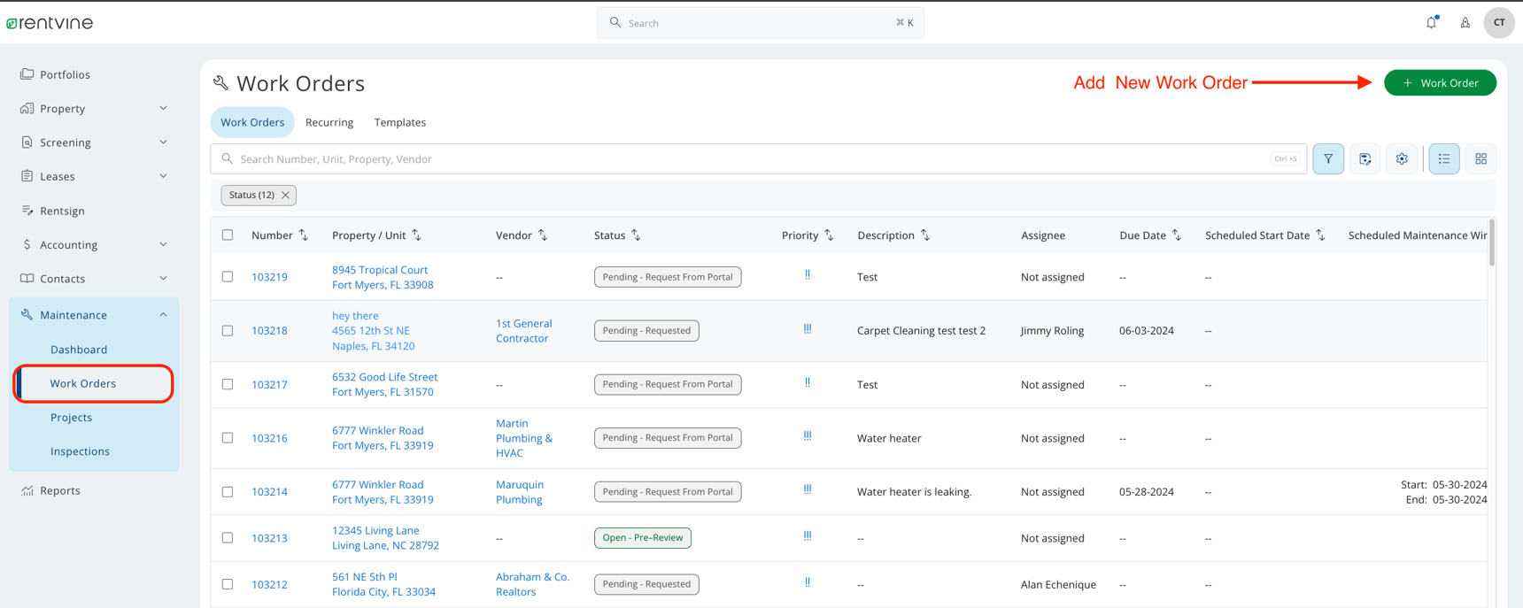 How to Add/Edit a Work Order