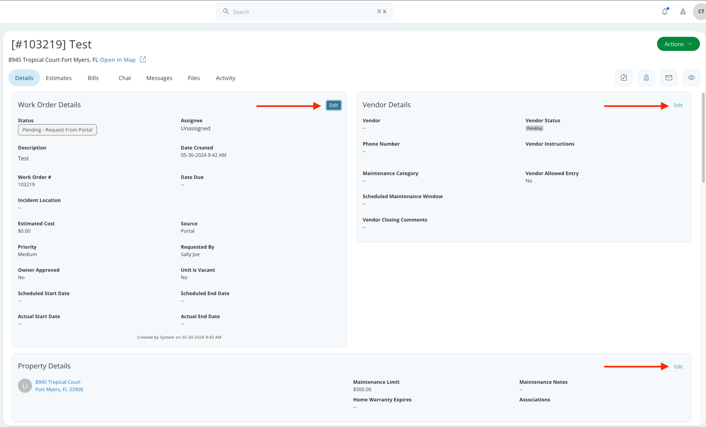 How to Add/Edit a Work Order