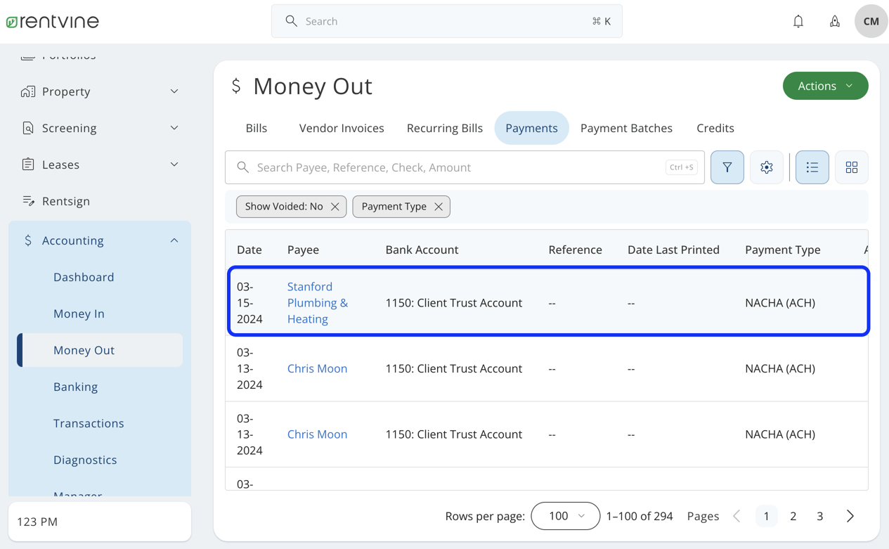 How to Return a NACHA (ACH) Payment (Money Out)