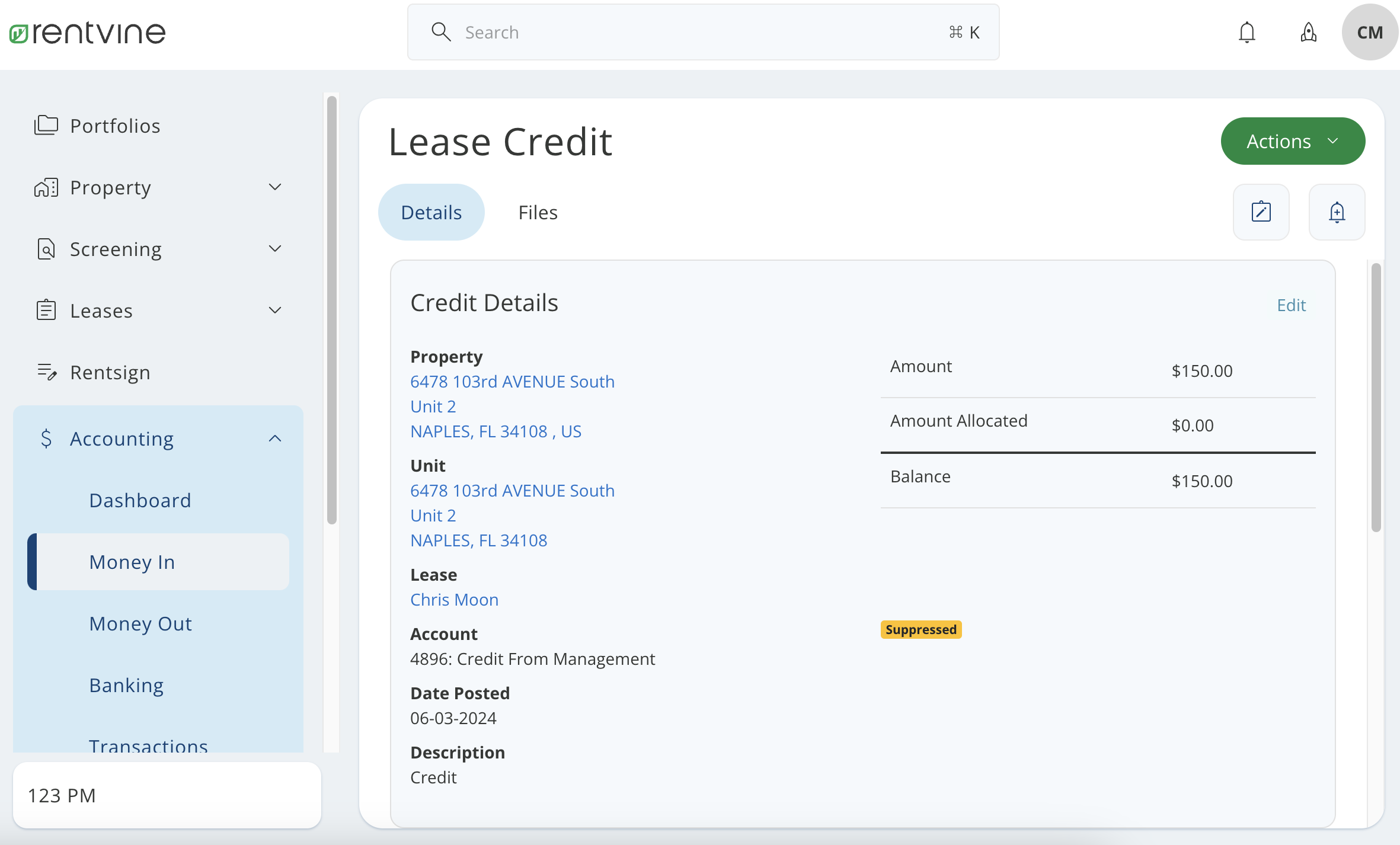 How to Credit a Tenant from the Property Management Company
