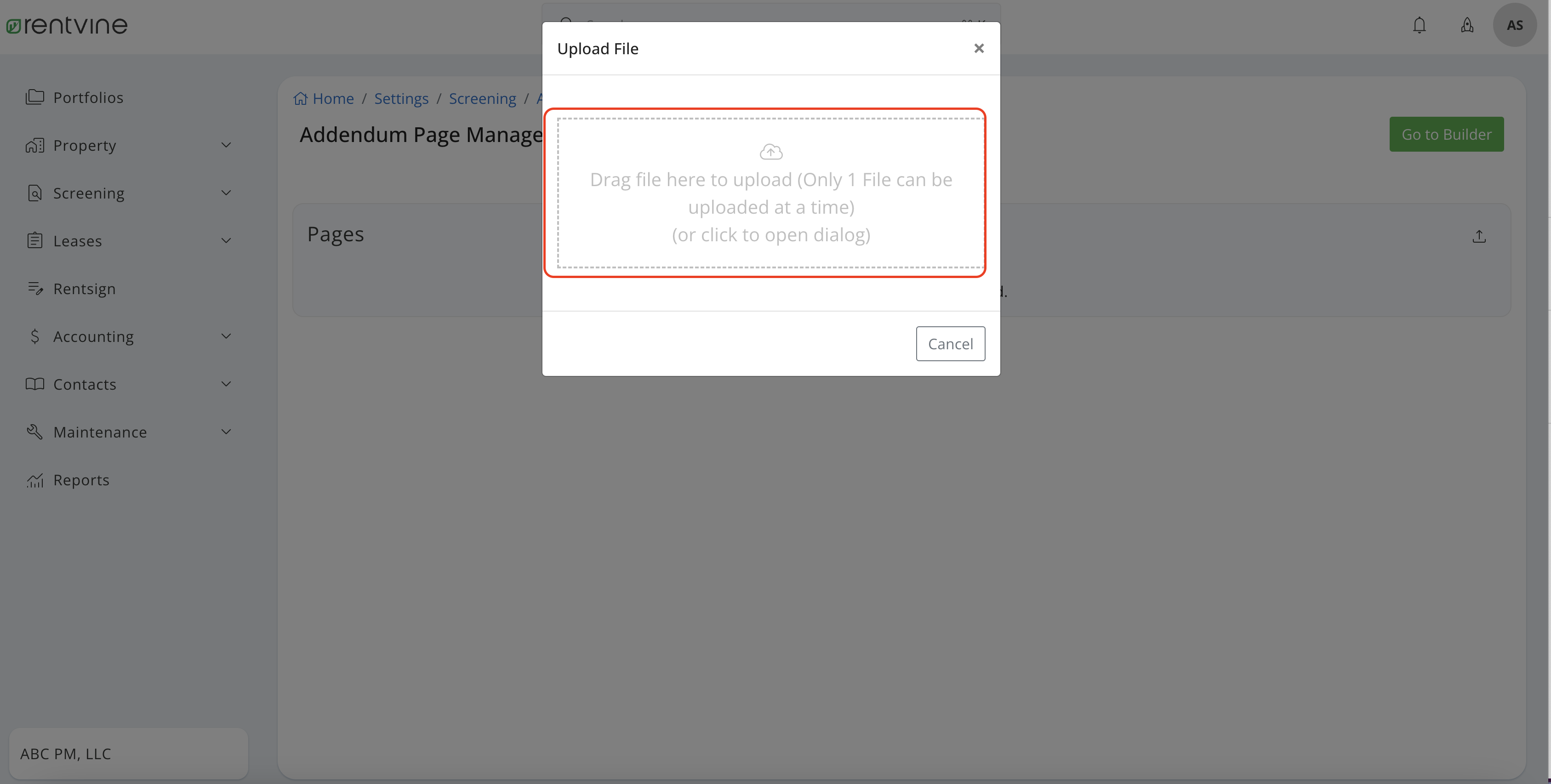 How to Add new Addendum Template?