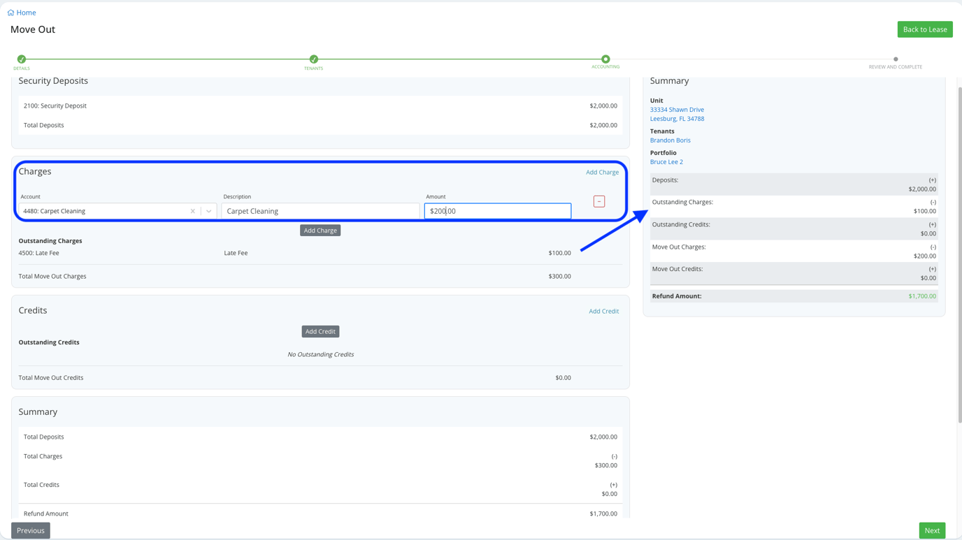 How to Move Out a Lease using the Move Out Flow