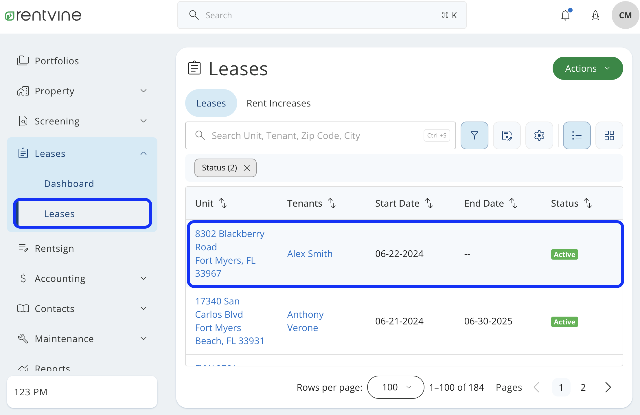 How to Edit a Lease Charge