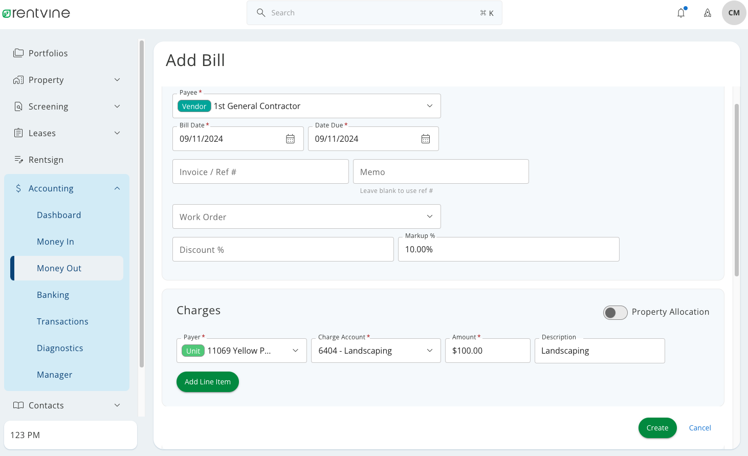 How to Configure Markups and Add Markups to a Bill