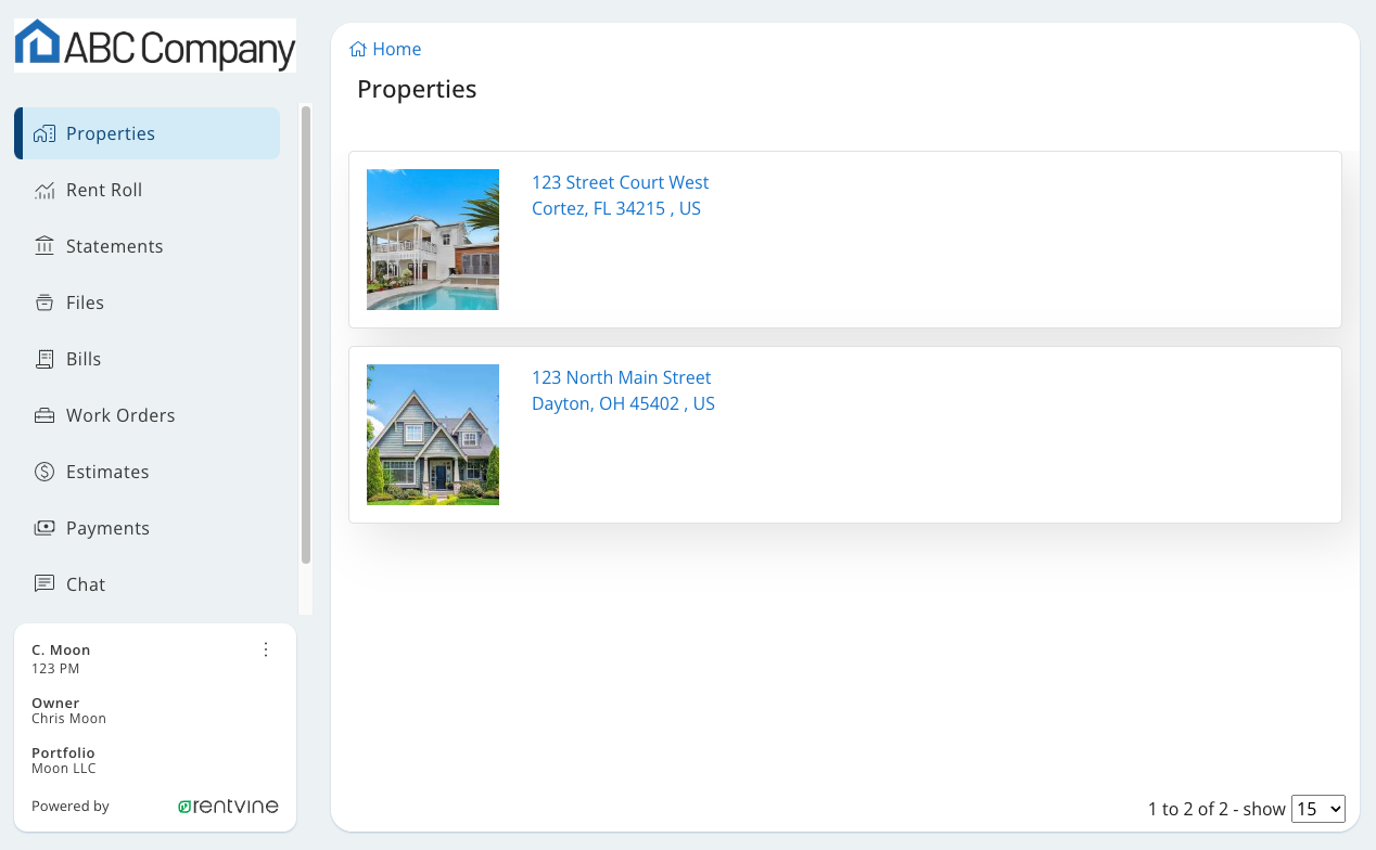 Owner Portal Introduction