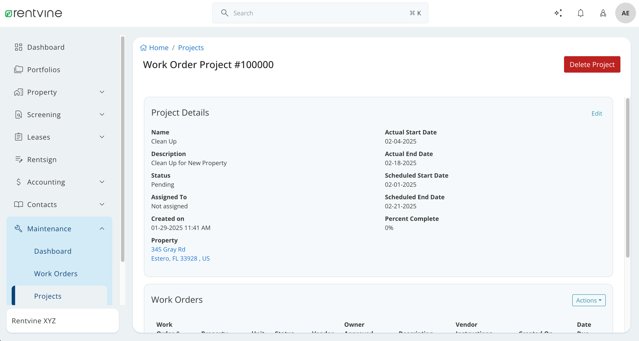 How to Create Work Order Projects and Templates