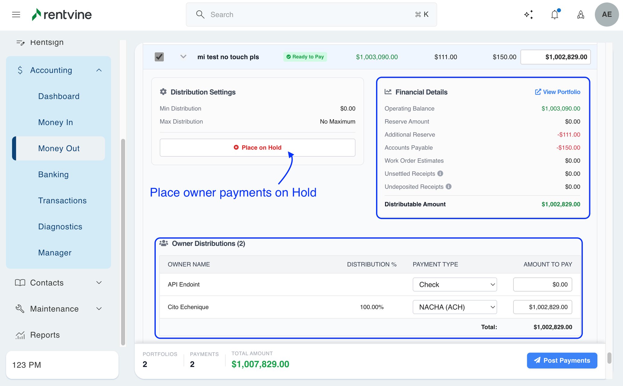 How to Pay Owners