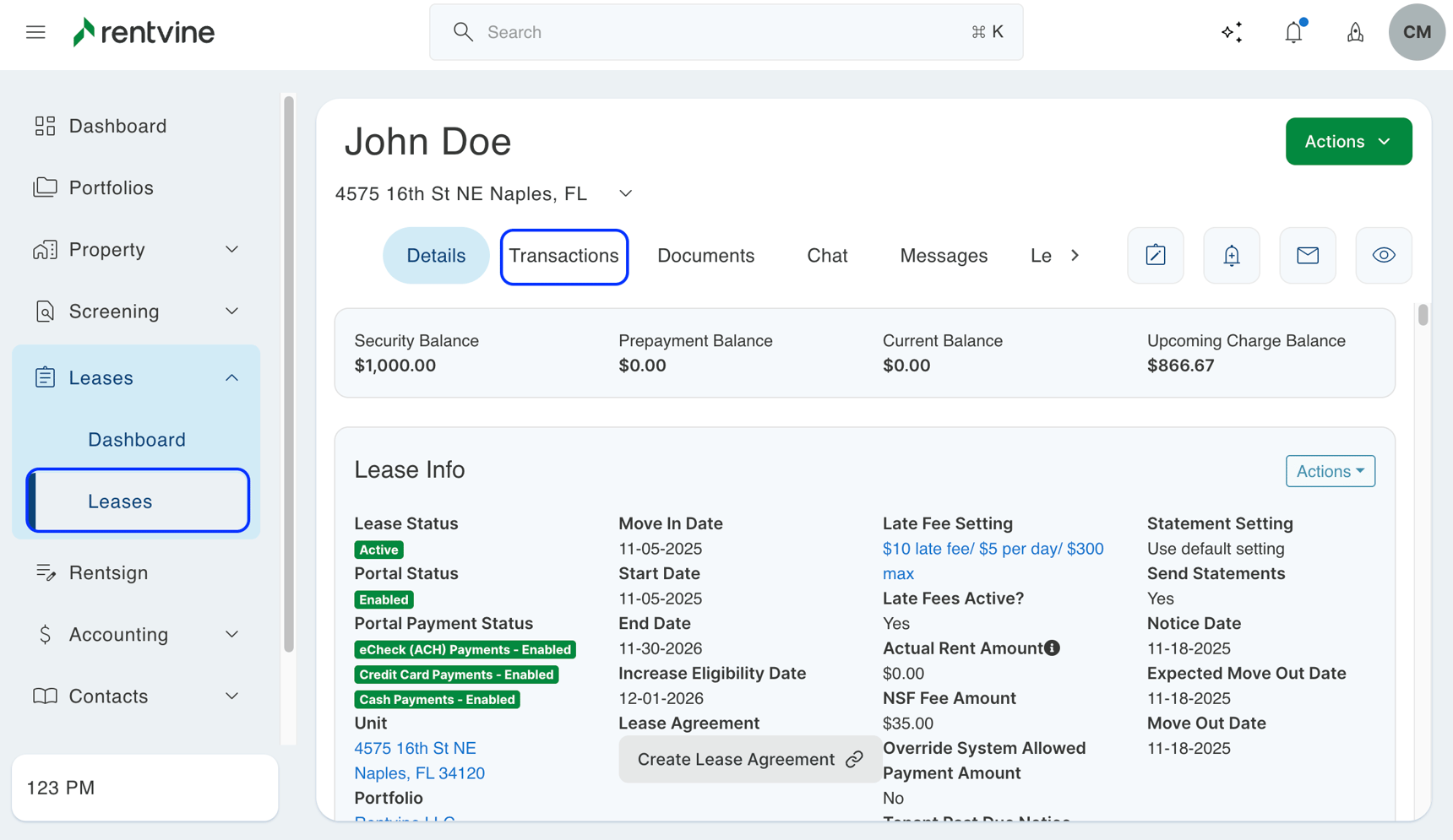 Proof of Authorization (POA) for a Tenant or Owner Payment (Money In ...