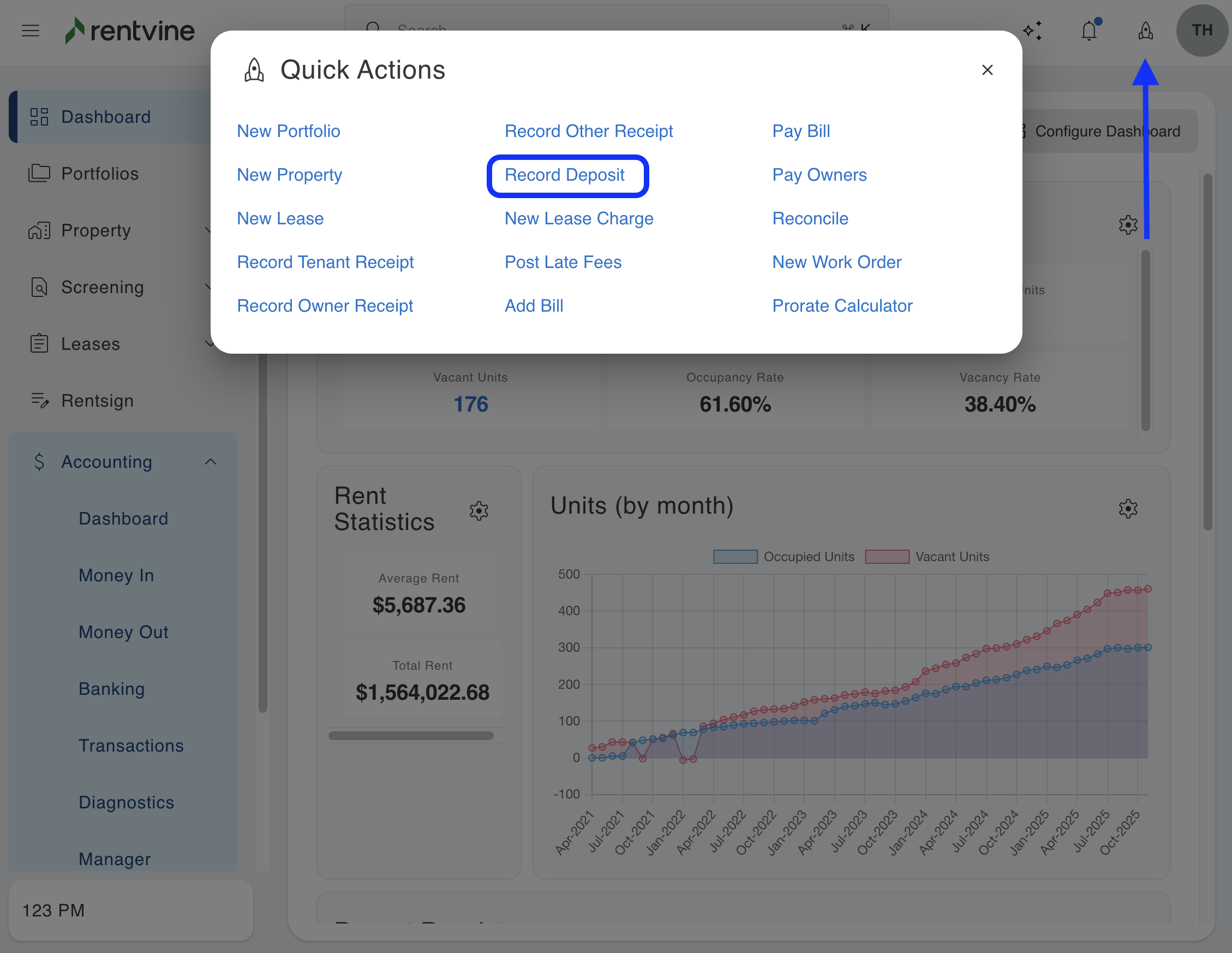 How to Record a Deposit