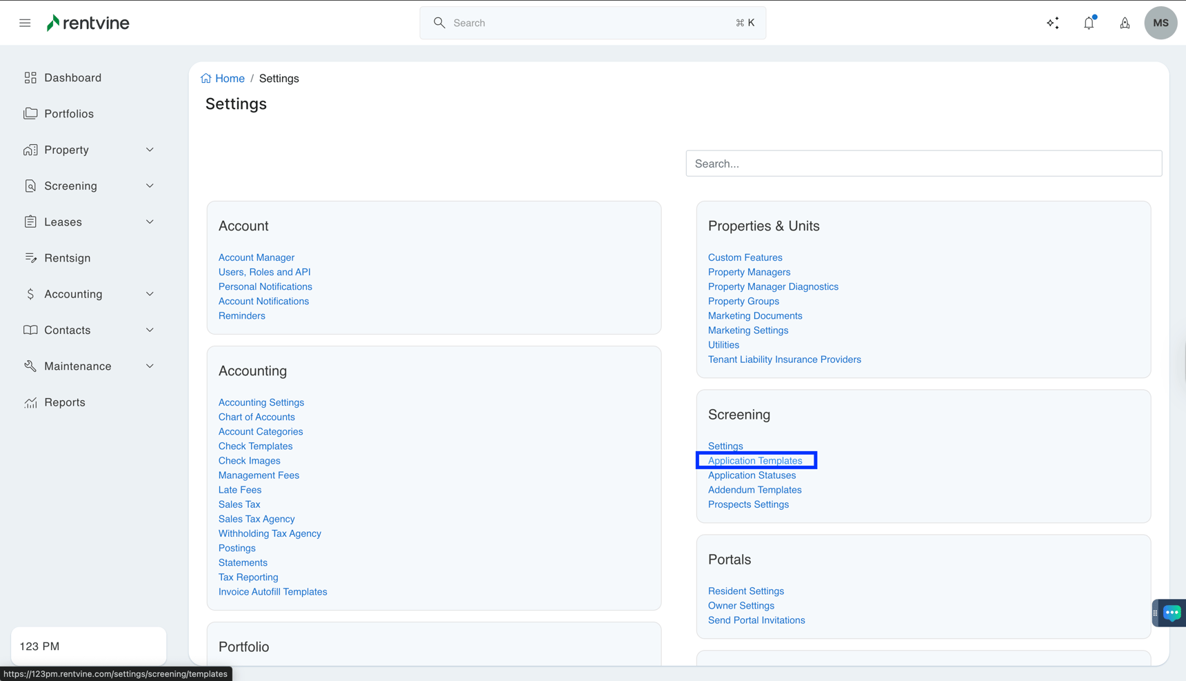 How to Edit the Application Settings of my Current Application Template ...