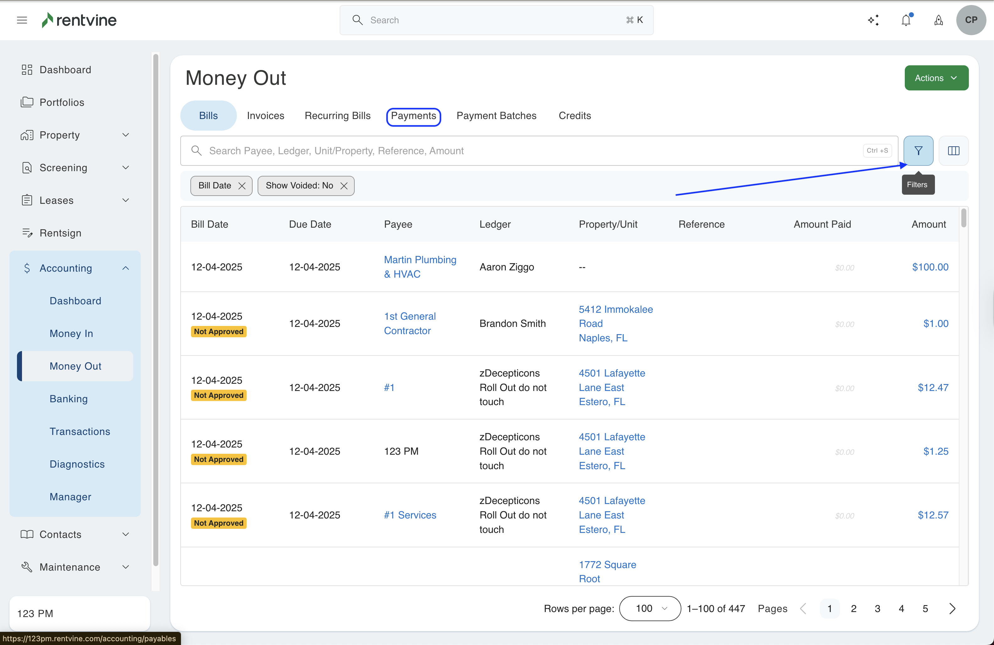 How to Return a Check Payment (Money Out)