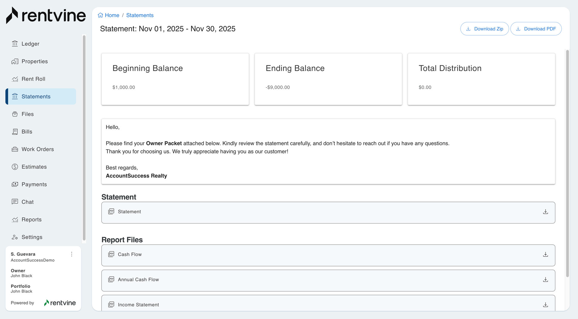 Owner Portal Introduction