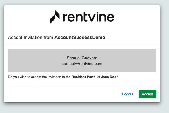 Resident Portal Registration and How to Accept Portal Invitation