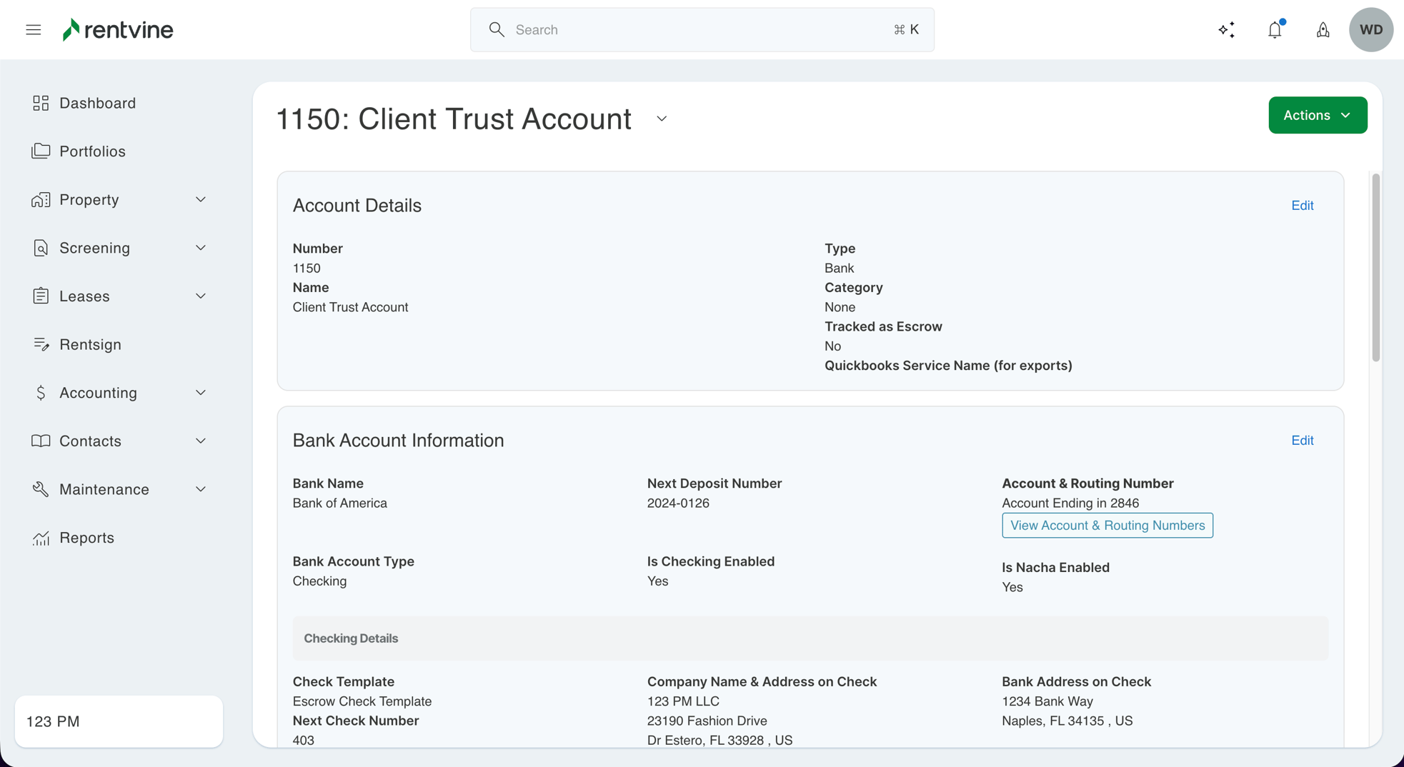How to Add a New Bank Account in the Chart of Accounts