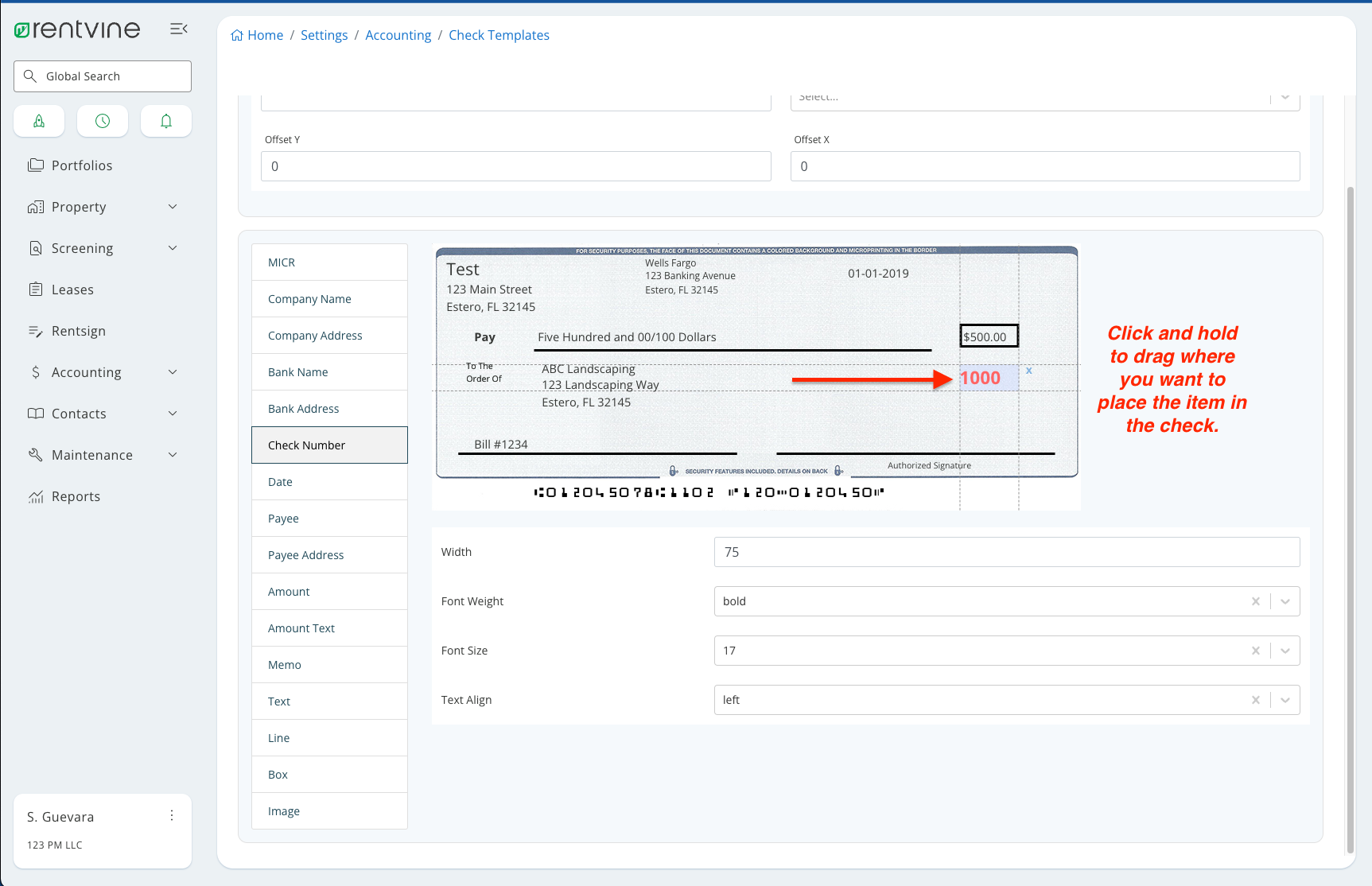 How To Edit or Add Check Templates
